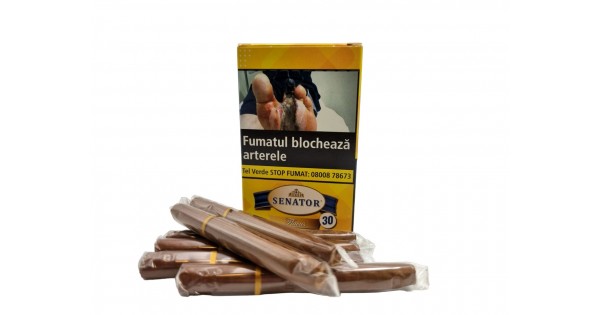 Senator Mini Cigars Flavus 75 g (30 bucati) - Tigari de Foi - cu aroma ...